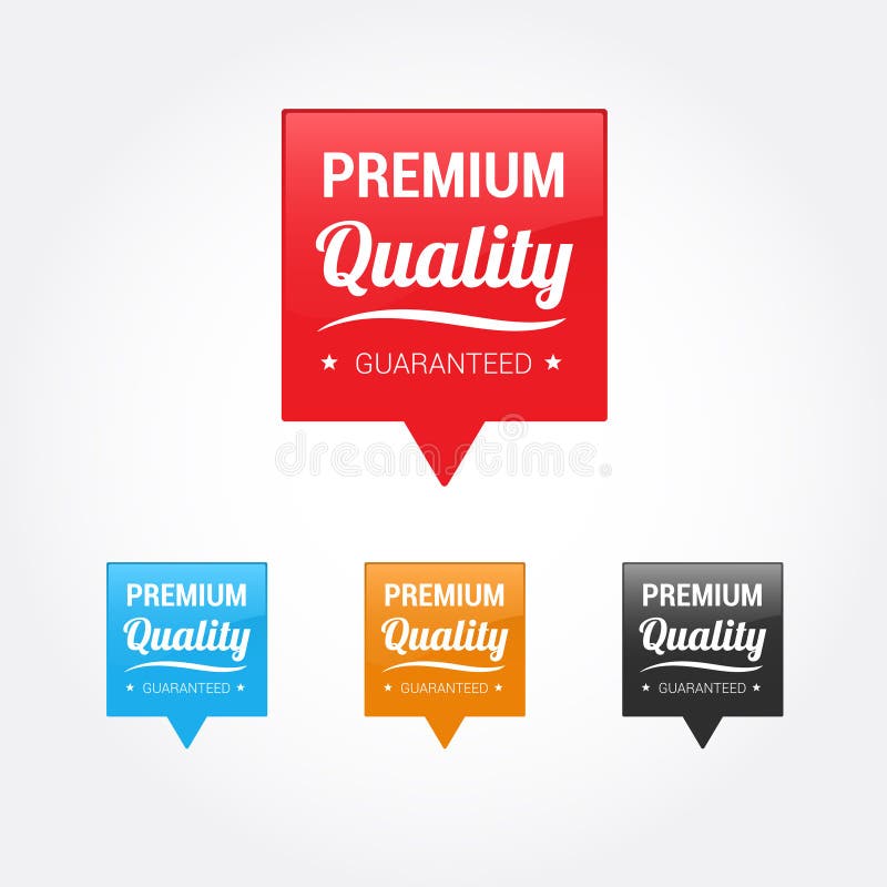 Premium Quality Tags stock illustration. Illustration of badge - 197203253