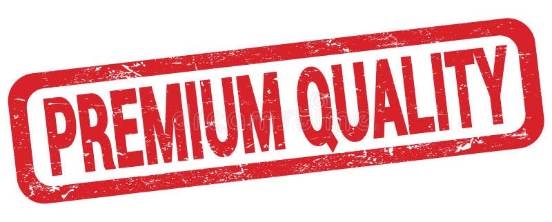 PREMIUM QUALITY Text Written on Red Rectangle Stamp Stock Illustration ...