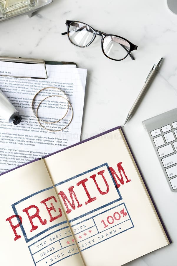 Premium Quality Value Worth Best Graphic Concept Stock Image - Image of ...