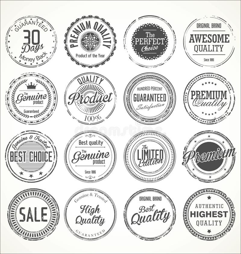 Premium Quality Vector Collection Stock Illustration - Illustration of ...