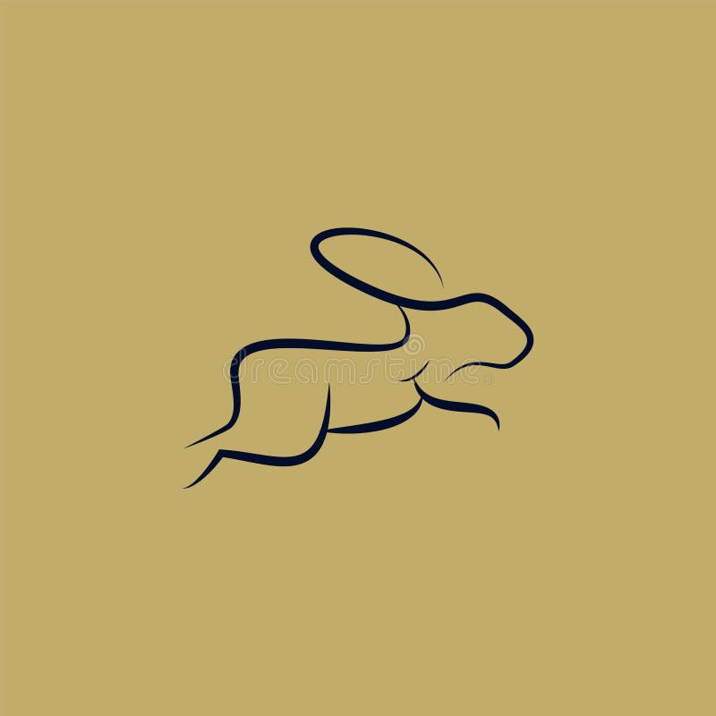 Premium rabbit logo design stock vector. Illustration of logo - 182408741
