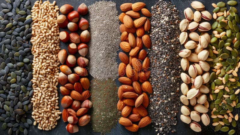 Premium Selection of Whole Nuts and Seeds for a Balanced Nutrient ...