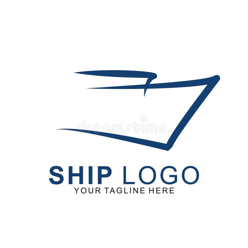 Premium Ship Logo with Modern Concept Stock Vector - Illustration of ...