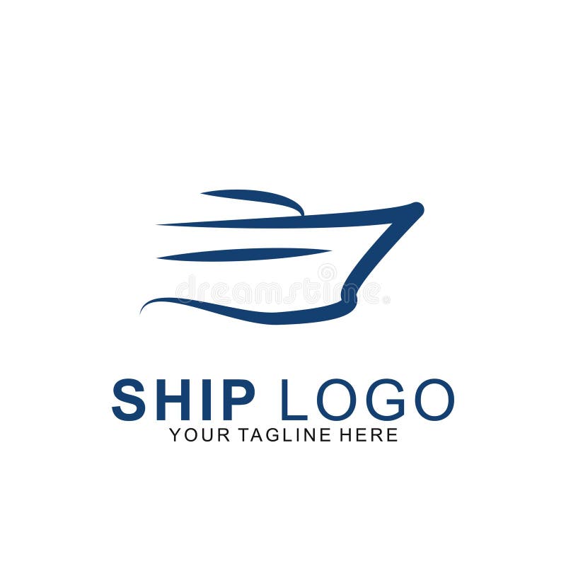 Premium Ship Logo with Modern Concept Stock Vector - Illustration of ...