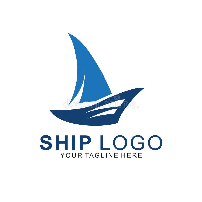 Premium Ship Logo with Modern Concept Stock Illustration - Illustration ...