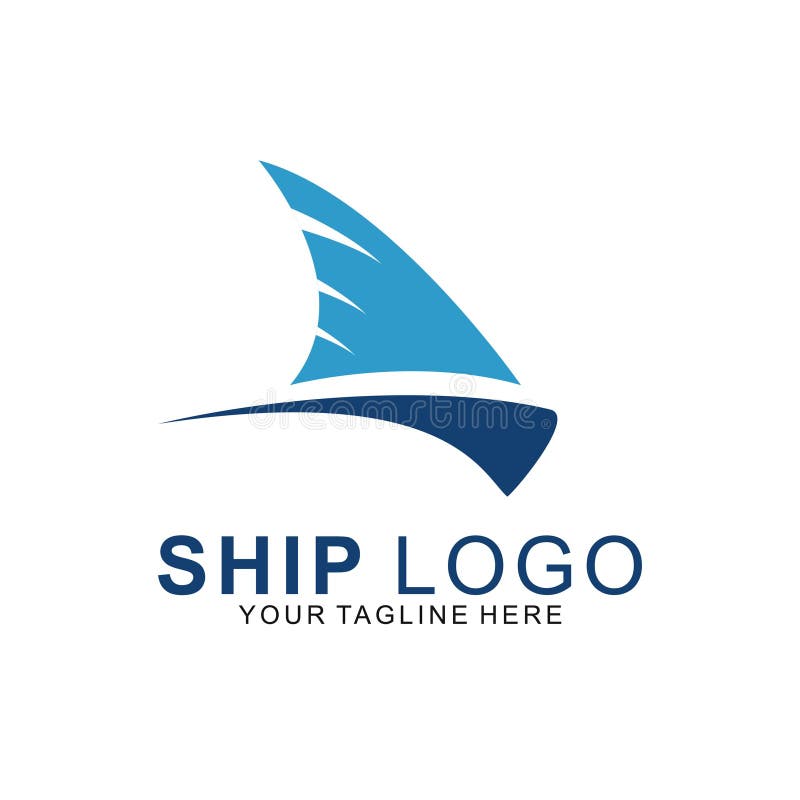 Premium Ship Logo with Modern Concept Stock Illustration - Illustration ...