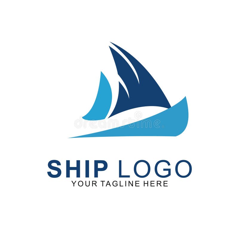 Premium Ship Logo with Modern Concept Stock Illustration - Illustration ...
