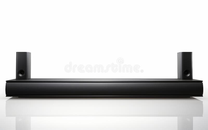 Premium Sound Experience on White Background Stock Illustration ...