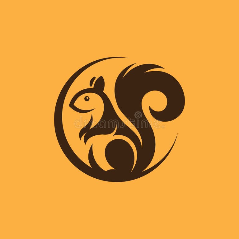 Premium Squirrel Logo Design Examples Stock Vector - Illustration of ...