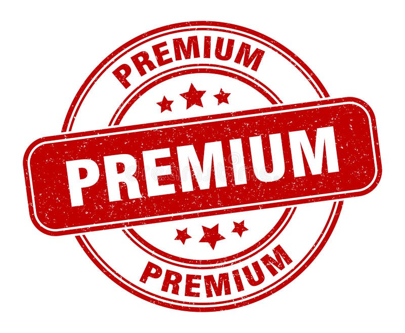 Premium Stamp. Premium Round Grunge Sign Stock Vector - Illustration of ...