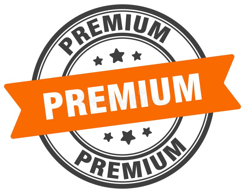 Premium Stamp. Premium Label on Transparent Background. Round Sign ...