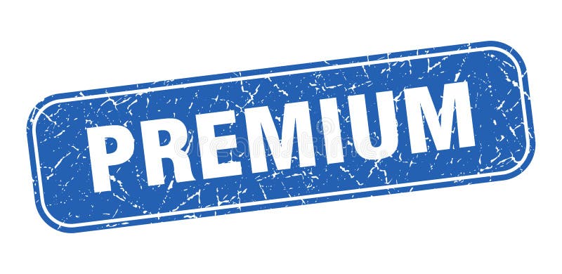 Premium Stamp. Premium Square Grungy Isolated Sign Stock Vector ...