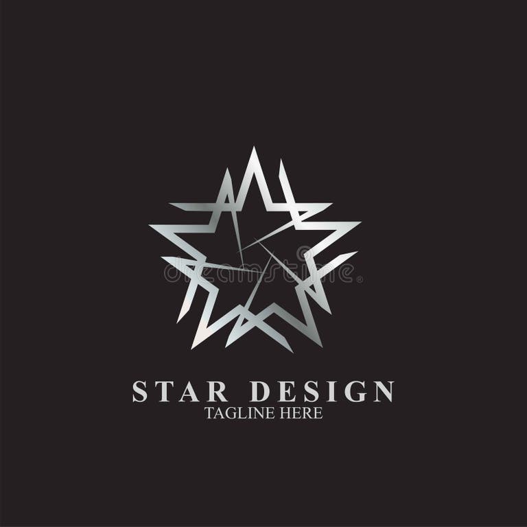 Premium star logo design stock vector. Illustration of badge - 182586427