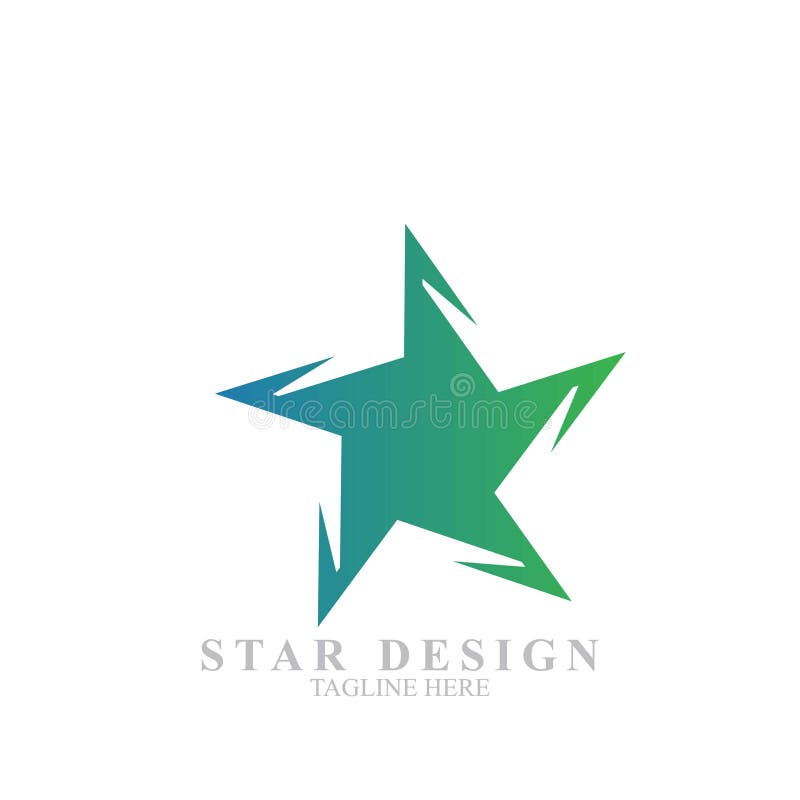 Premium star logo design stock vector. Illustration of business - 182590837