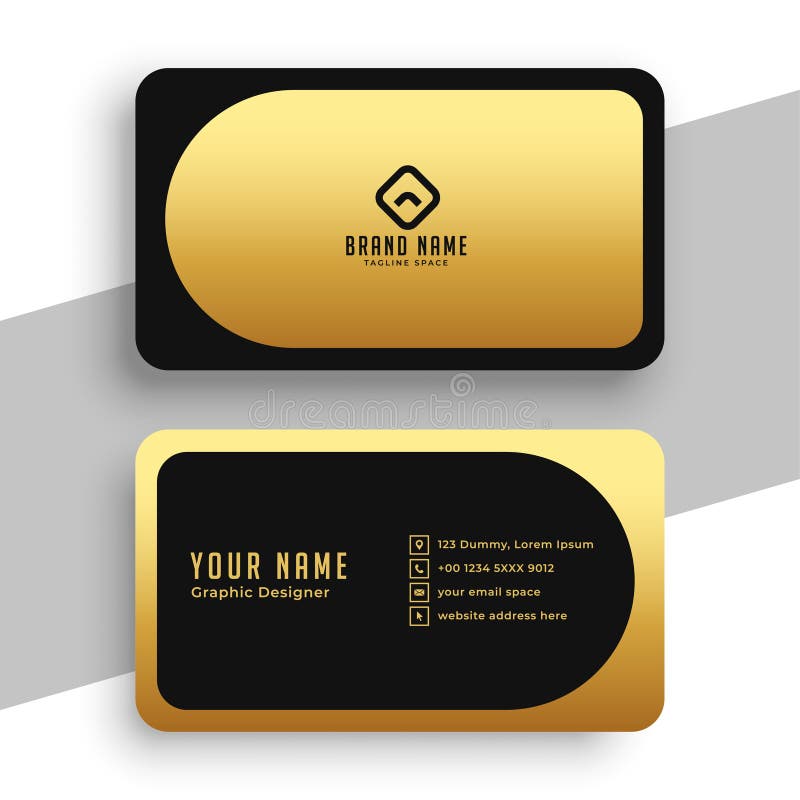 Premium Style Corporate Visiting Card Layout Ready To Print Stock ...