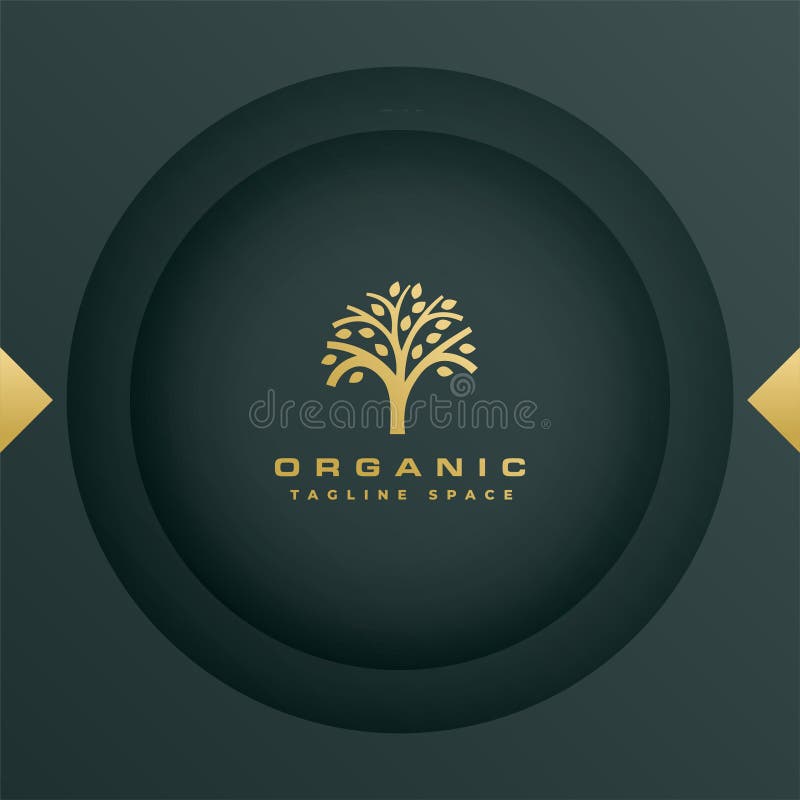 Premium Tree Logo for Business Identity Concept Stock Vector ...