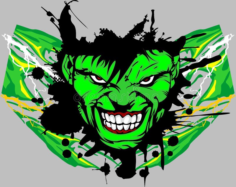 Hulk Pattern VECTOR ILLUSTRATION DOWNLOAD Stock Vector - Illustration ...