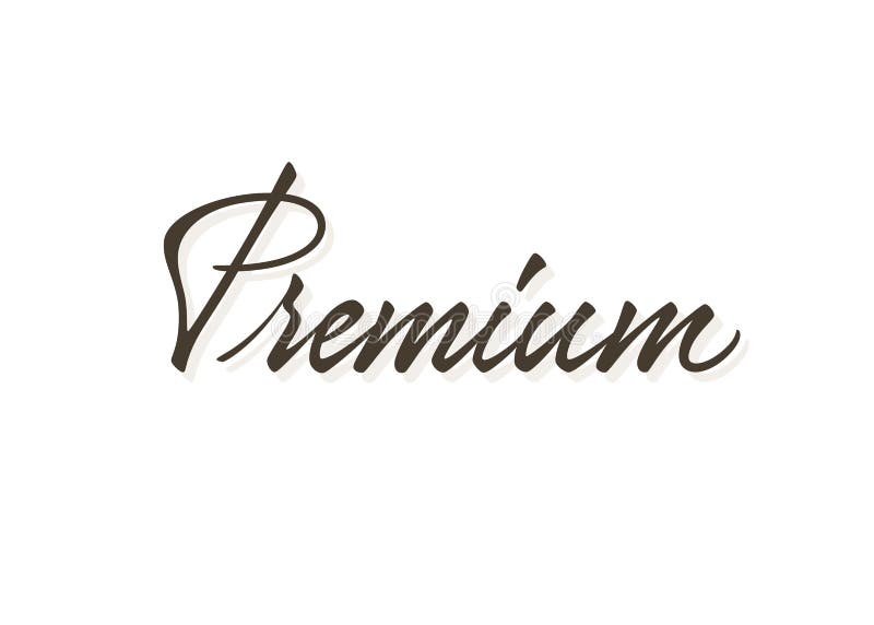 Premium vector lettering stock vector. Illustration of marketing ...