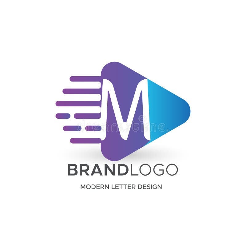 Premium Vector M Logo in Gradation Color Variations. Stock Vector ...