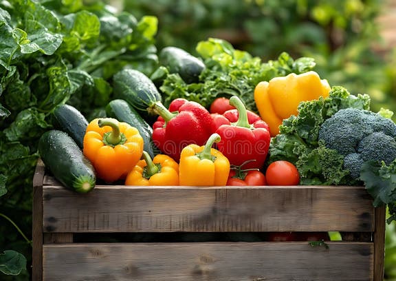 Premium Vegetables with Clean Presentation Stock Image - Image of ...