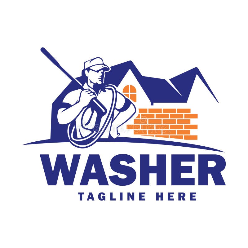 Premium Washer Logo Design Template Stock Vector - Illustration of ...