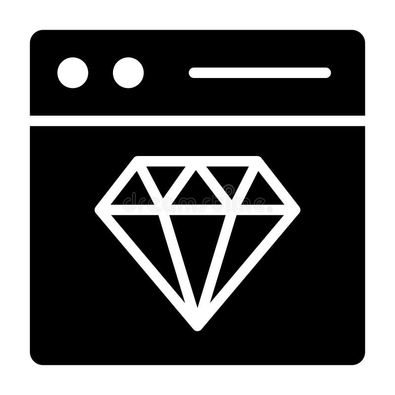 Premium Website Icon Modern Illustration Stock Vector - Illustration of ...