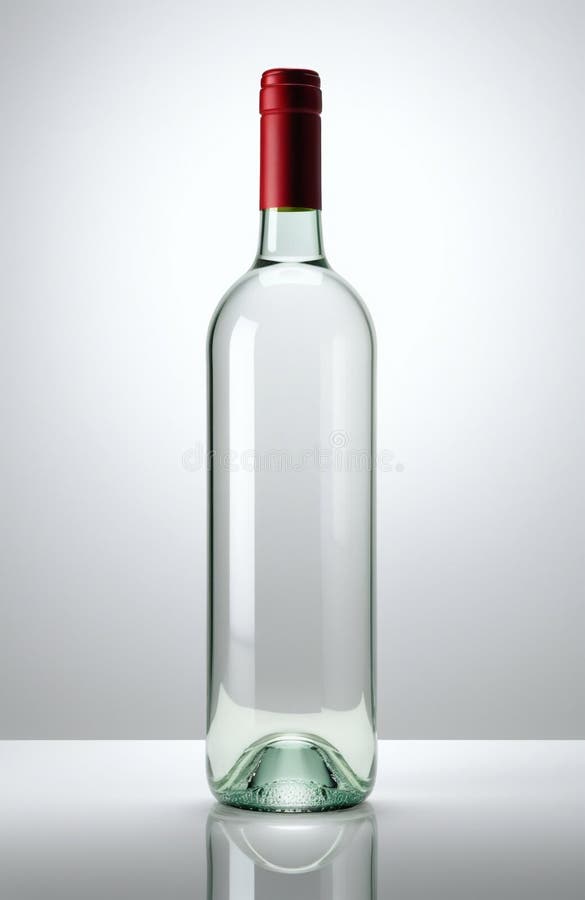 Premium Wine Bottle Mockup with Realistic Glass Texture and ...