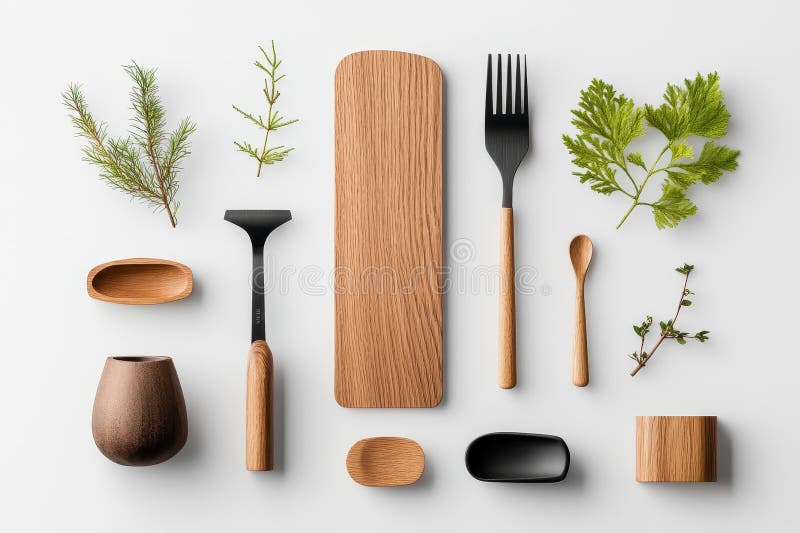 Premium Woodworking Tools for Sleek Projects Stock Illustration ...