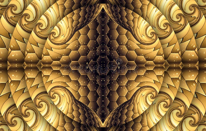 Premium Yellow Gold Abstract Art Background Stock Illustration ...