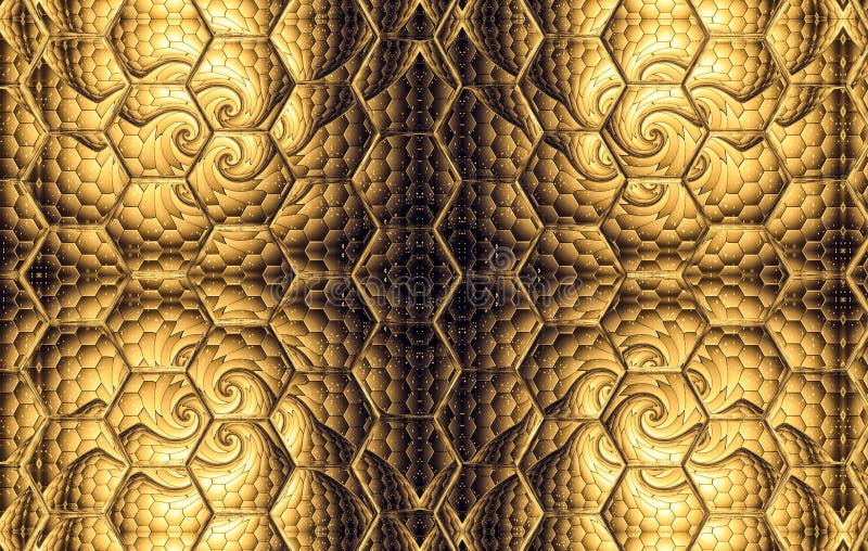 Premium Yellow Gold Abstract Art Background Stock Illustration ...