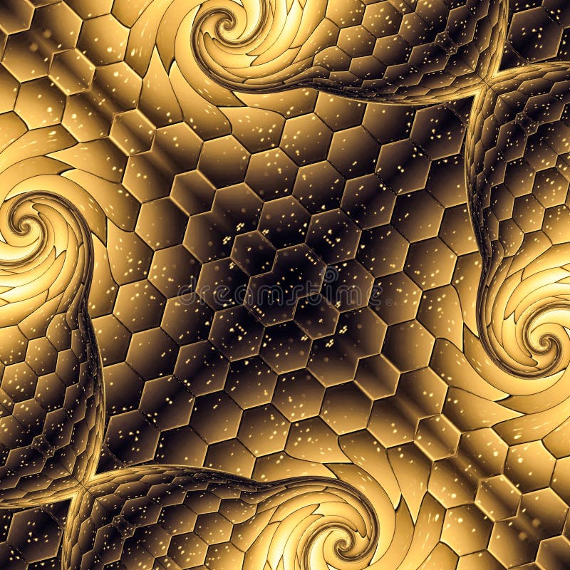 Premium Yellow Gold Abstract Art Background Stock Illustration ...