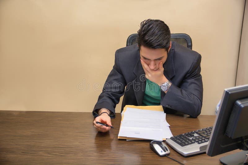 Preoccupied Worried Young Man Staring Computer Stock Photos - Free ... Preoccupied Worried Young Man Staring Computer Stock Photos - Free ...