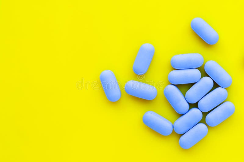 Pre-Exposure Prophylaxis. Used To Prevent HIV, Yellow Background Stock ...