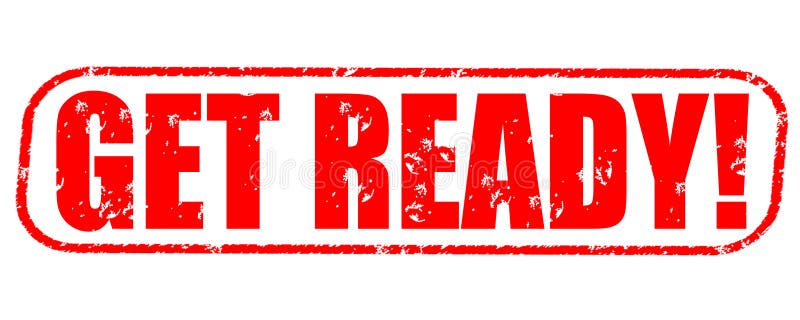 Preparar-se O Selo No Fundo Branco Ilustração Stock - Ilustração de ...