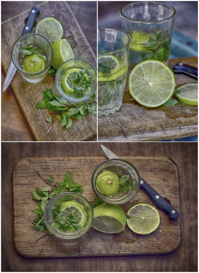 Preparation of Alcoholic Cocktail Stock Image - Image of freshness ...