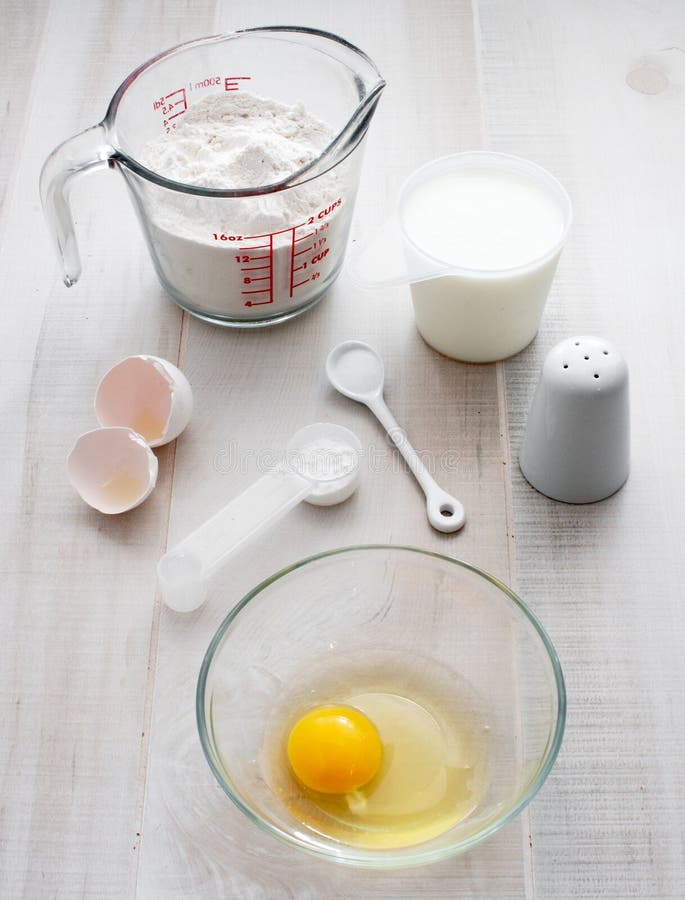 Preparation for Baking, Bake Ingredients. Stock Photo - Image of bread ...
