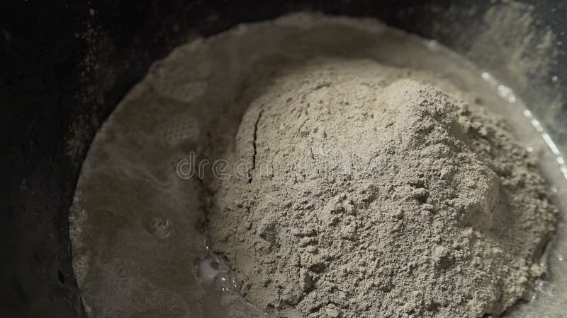 Preparation of a solution stock photo. Image of flask - 137948436