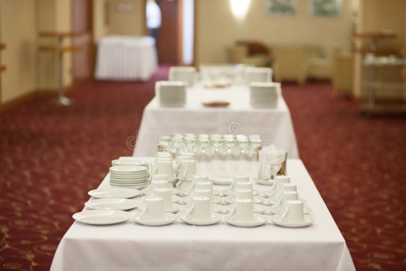 Preparation for the Coffee Break Stock Image - Image of lunch ...