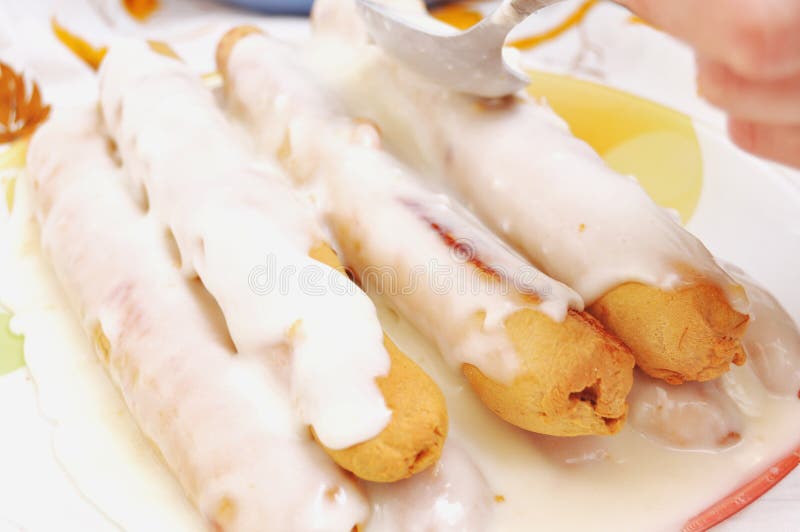 Preparation of Compound Cake Stock Image - Image of making, preparation ...