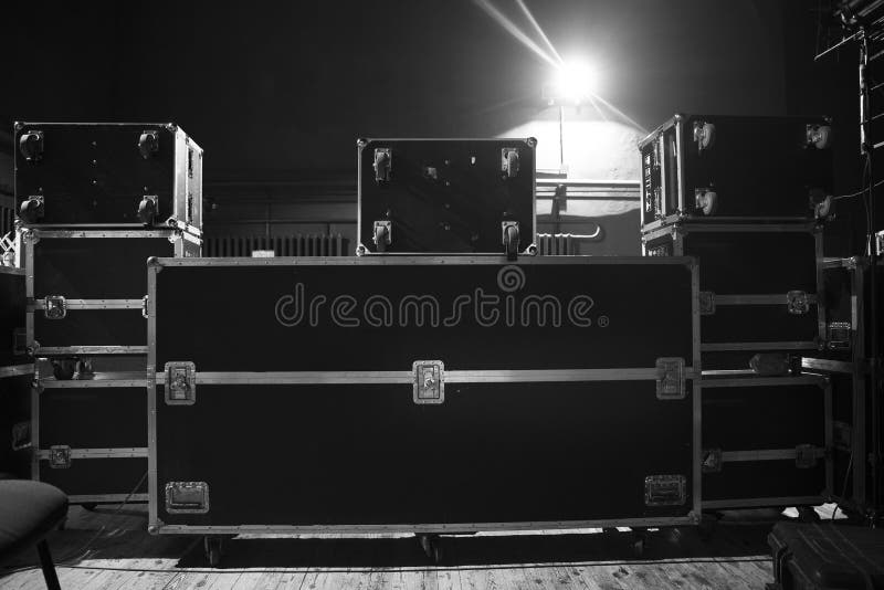 Preparation for a concert stock photo. Image of entertainment - 96602756