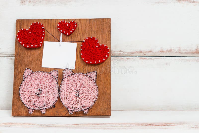 Preparation for Congratulations in the Form of a Board with the Figures ...