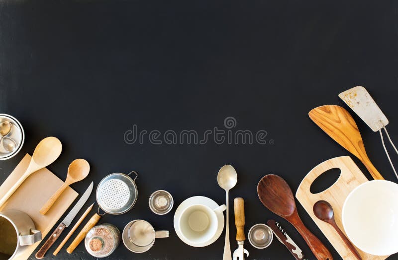 Preparation Cooking Accessories Kitchen Ware Stock Photo - Image of ...