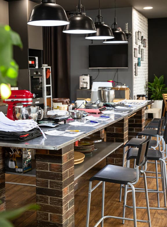 Preparation for the Culinary Class. Culinary Master Class in the ...