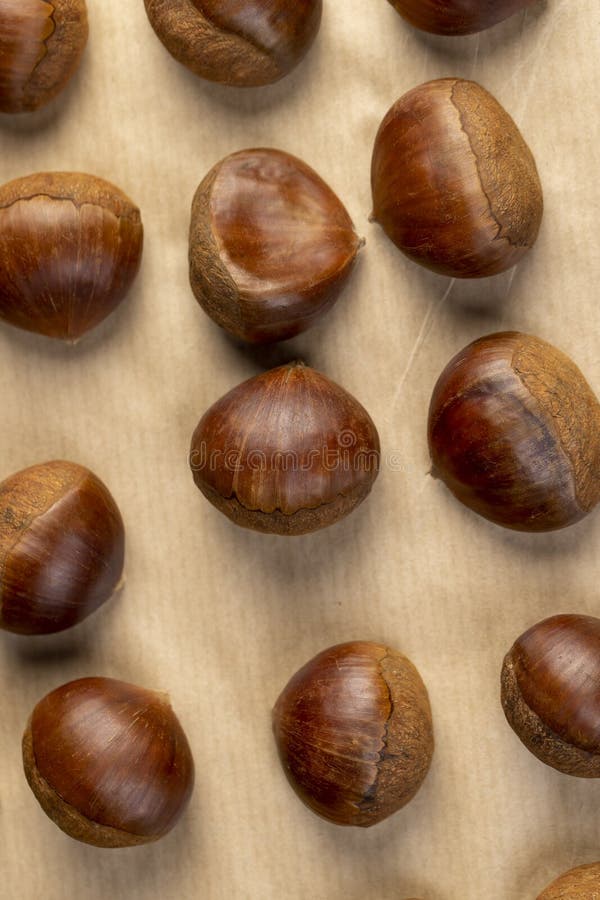 Preparation Cutting Shells Edible Chestnut Nuts Stock Photos - Free ...