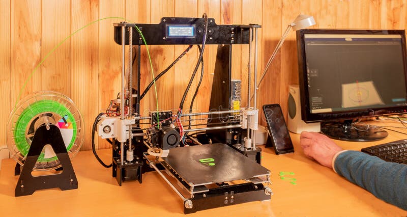 Preparation with the 3d Software Stock Photo - Image of percussion ...