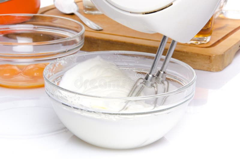 Preparation of a French Ring Cake, Named Savarin Stock Image - Image of ...