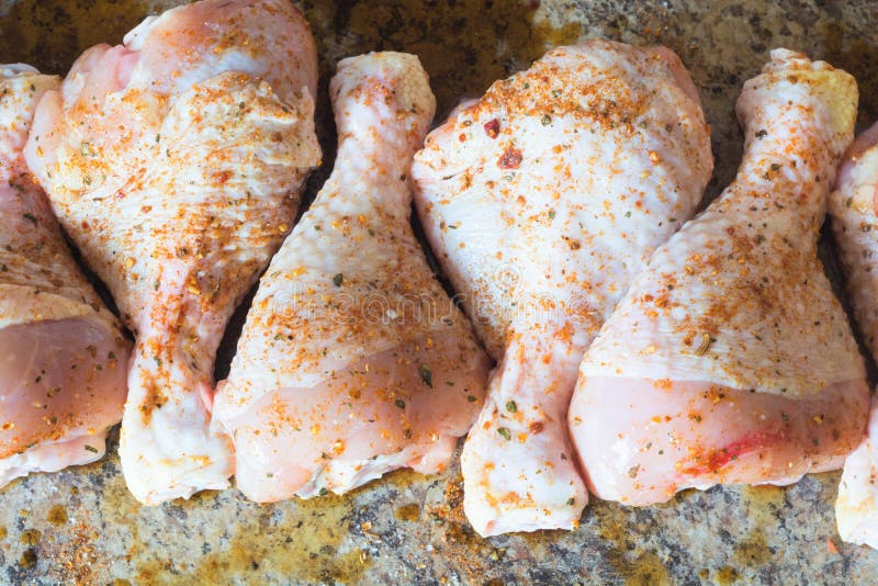Preparation Grilled Chicken Stock Image - Image of delicious, charcoal ...