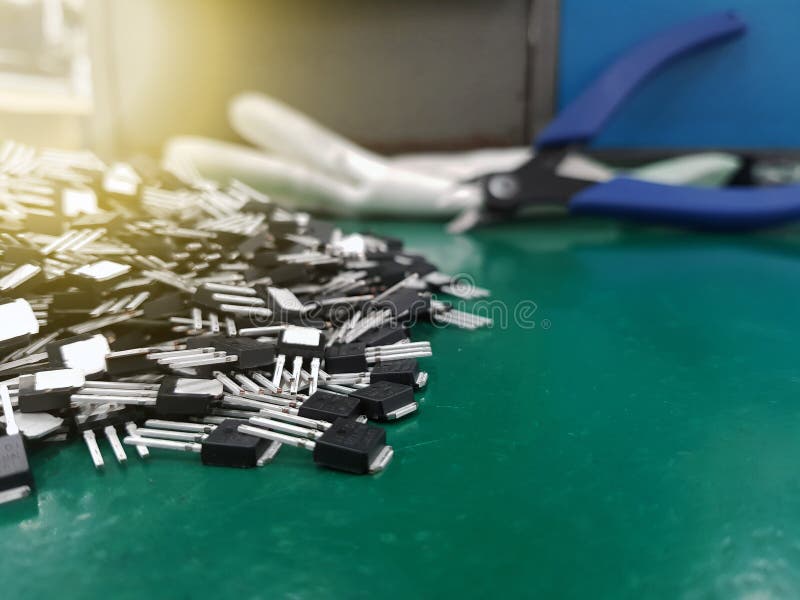 Preparation of IC Cutting Lead ,Background Texture of Electronic Stock ...