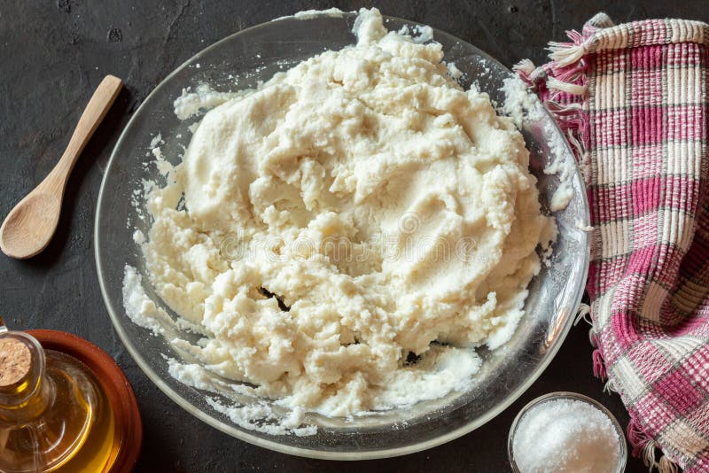 Preparation and Ingredients of Corn Arepas Stock Image - Image of bread ...