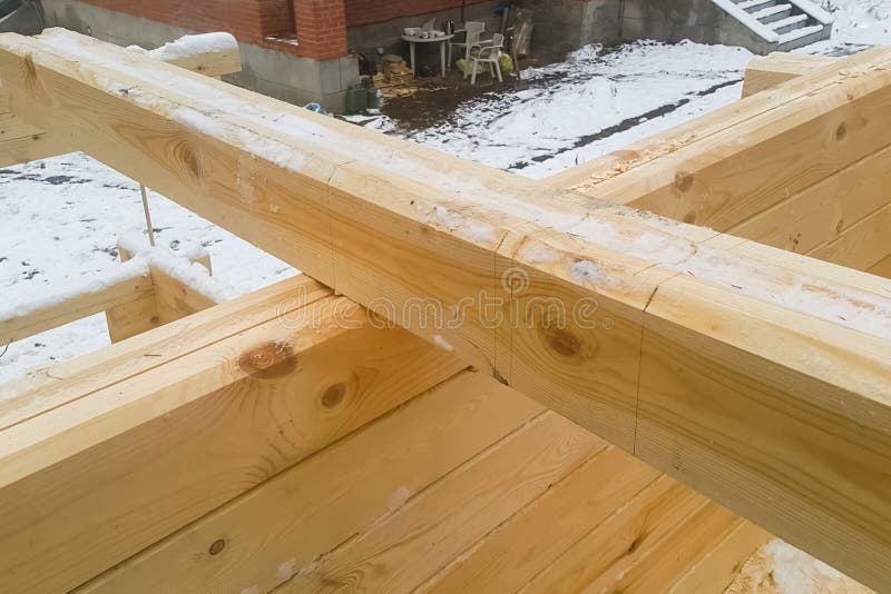 Preparation of Logs for the Assembly of Structure. Materials for Stock ...